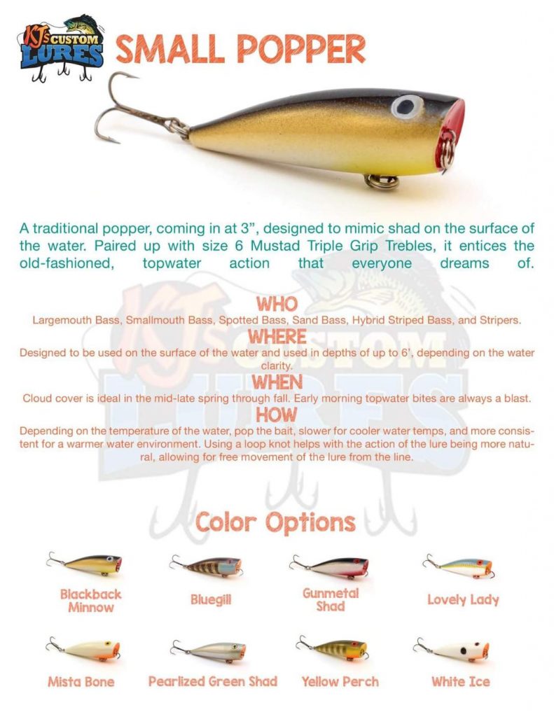 Small Popper - Tear Em Up Fishing